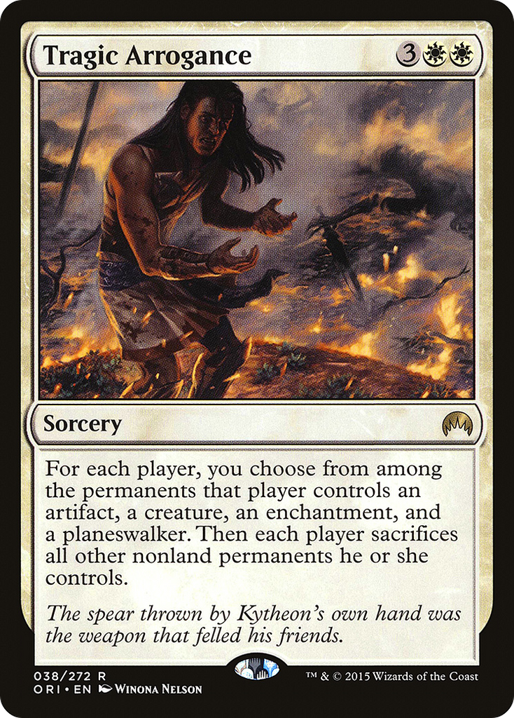 Tragic Arrogance (ORI-038) [Magic Origins] Foil