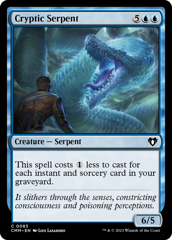 Cryptic Serpent (CMM-083) [Commander Masters]